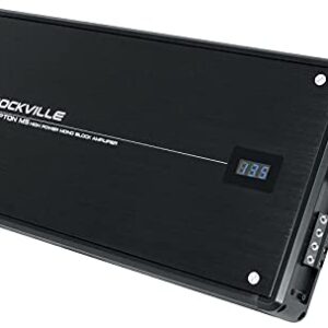 Rockville Krypton-M5 8000 Watt Peak / 2000w RMS Mono 1 Ohm Car Amplifier Amp