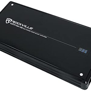 Rockville Krypton-M5 8000 Watt Peak / 2000w RMS Mono 1 Ohm Car Amplifier Amp