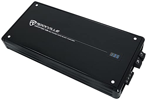 Rockville Krypton-M5 8000 Watt Peak / 2000w RMS Mono 1 Ohm Car Amplifier Amp