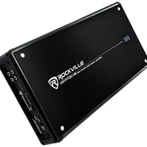 Rockville Krypton-M5 8000 Watt Peak / 2000w RMS Mono 1 Ohm Car Amplifier Amp