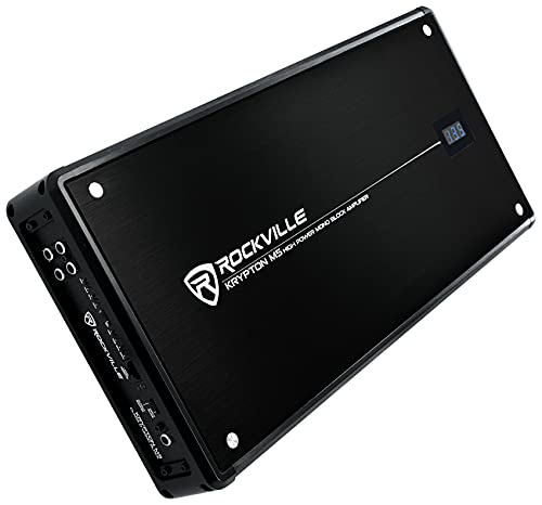 Rockville Krypton-M5 8000 Watt Peak / 2000w RMS Mono 1 Ohm Car Amplifier Amp