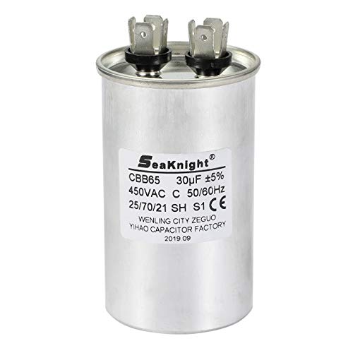 30 MFD uF Motor Run Capacitor Well Pump Run Capacitor CBB65 Single Round Capacitor