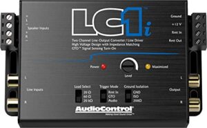 audiocontrol lc1i active 2-channel line driver/output converter with impedance matching