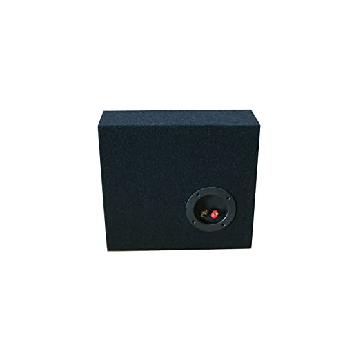 2X Single Sealed Angle 12 Inches Truck Subwoofer Box Enclosure with Thick Heavy Duty MDF - 12" Inches Woofer (2 Pieces)