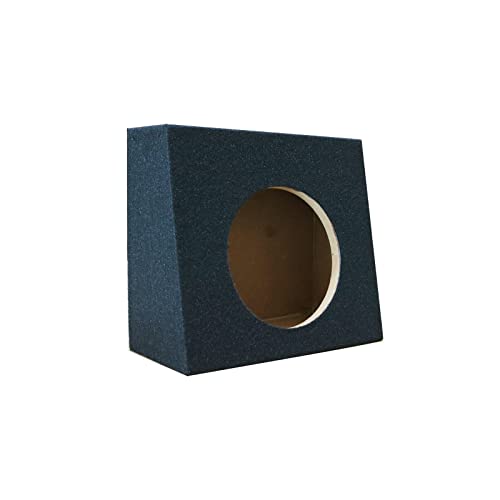 2X Single Sealed Angle 12 Inches Truck Subwoofer Box Enclosure with Thick Heavy Duty MDF - 12" Inches Woofer (2 Pieces)