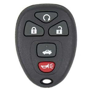 keyless2go replacement for new keyless entry remote start car key fob for 22733524 kobgt04a malibu cobalt g5 g6 grand prix lacrosse allure