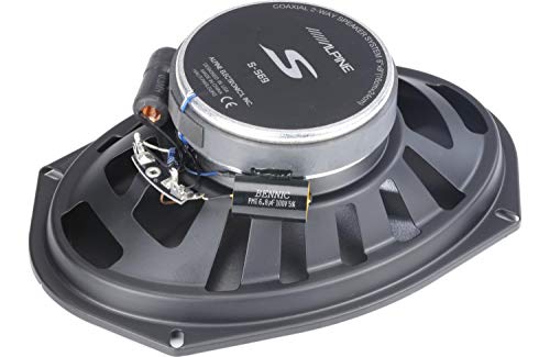 Alpine S-S69 S-Series 6x9-inch Coaxial 2-Way Speakers (pair)