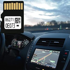 Latest Maps Updated 86271 0E073 Navigation GPS Card Compatible with Toyota Prius 4 Runner Sync USA/Canada Maps