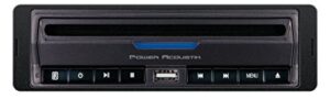 power acoustik padvd-390 din size in-dash/under-dash dvd player with usb/sd input, black