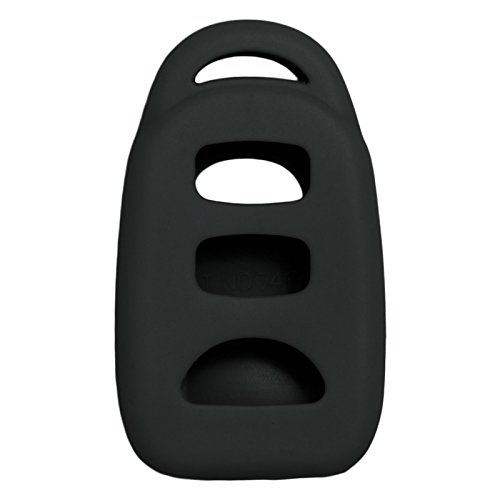 Keyless2Go Replacement for New Silicone Cover Protective Case for Select Remote Key Fobs PINHA-T008 - Black