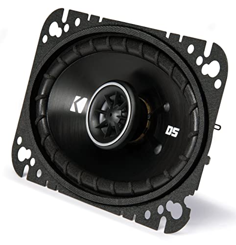 KICKER DSC460 4x6-Inch (100x160mm) Coaxial Speakers, 4-Ohm (Pair)