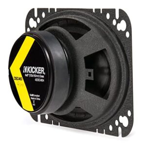 KICKER DSC460 4x6-Inch (100x160mm) Coaxial Speakers, 4-Ohm (Pair)