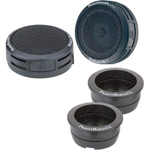 power acoustik nb-2 200-watt 3-way tweeters, standard packaging,black