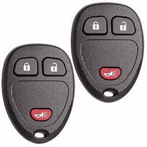 remote key fob replacement fits for chevy silverado 1500 2500 tahoe suburban avalanche equinox gmc sierra acadia yukon xl 2007 2008 2009 2010 2011 2012 2013 express traverse keyless entry control