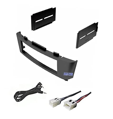 Car Stereo Dash Kit and Wire Harness for Installing a New Radio for 2000 2001 2002 2003 2004 2005 2006 Nissan Sentra