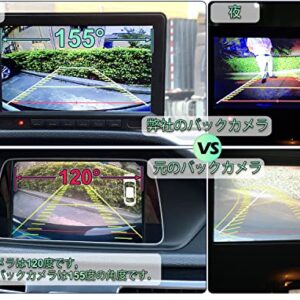 Car Backup Camera with Dynamic Trajectory Guide Line, GreenYi HD 960x720 Rear View Camera Waterproof Night Vision Fisheye Lens 170 Degree Wide View