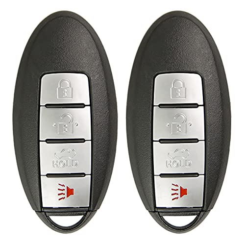 Keyless2Go Replacement for Proximity Smart Keyless Remote Fob for Nissan & Infiniti KR55WK48903 KR55WK49622 (2 Pack)