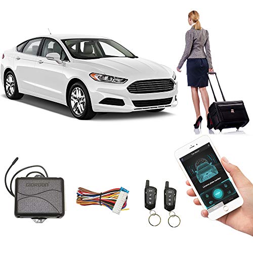 Old Car Upgrade Keyless Entry Close Windows Open Trunk Automatically, 3 Ways Lock/Unlock The Car- Shaking Phone/App Control/Phone Sensor