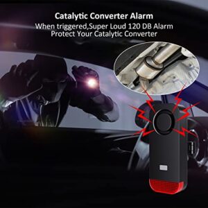 120db Anti Theft Alarm for Bike Motorcycle Ebikes Electric Scooter Bicycle: Car Motion Sensor Alarms with Control Remote Catalytic Converter Anti Theft Device Auto Security System Accessories