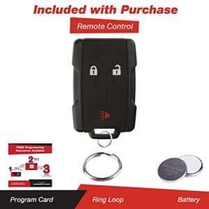 KeylessOption Keyless Entry Remote Car Key Fob Alarm for Chevy Colorado Silverado GMC Canyon Sierra M3N-32337100