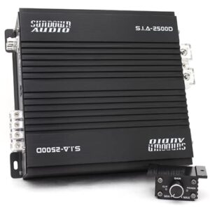 sundown audio sia-2500d monoblock 2500w rms amplifier