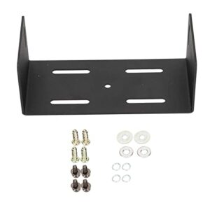 ciciglow radio mounting bracket, metal double din dash kit universal radio panel bracket for icom mbf4 ic-2730 id-5100 id-4100