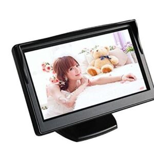 BW 5" High Resolution HD 800 * 480 (no 320 * 240) Car TFT LCD Monitor Screen with 2ch Video for Car Rearview Backup Cameras/Car DVD/VCD/GPS/Other Video Equipment