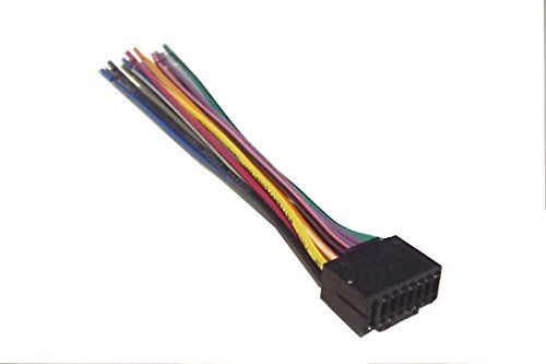 Mobilistics Wire Harness fits JVC Car Stereo 16 pin Wire Connector KD-BTP50 KD-HDR52 KD-R330 KD-S28 KD-SR40 KD-X210 J16C