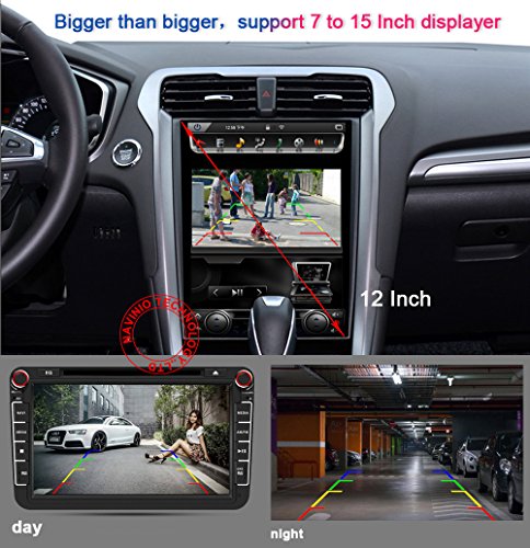 Navinio Super HD 1280*720 Pixels Car Third Roof Top Mount Brake Lamp Camera Brake Light Rear View Backup Camera for Chevrolet Express GMC Savana Vans Exporer Vans Cargo Reverse Parking Camera