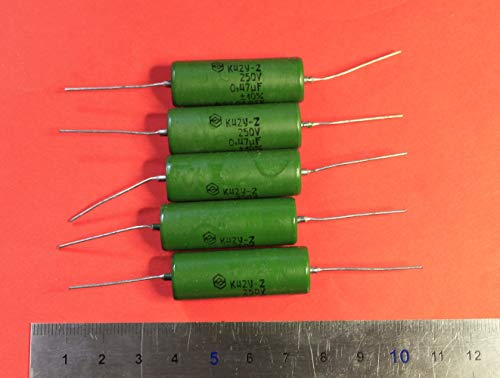 Capacitor PIO Audio K42U-2 250V 0.47uF USSR 6 pcs