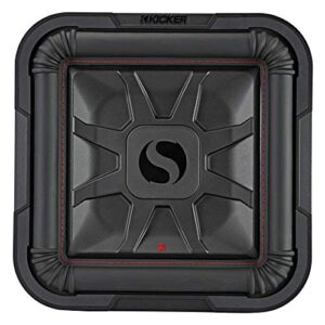 kicker 46l7t124 l7t l7-thin 12-inch (30cm) subwoofer, dual voice coil, 4-ohm, 600 watt