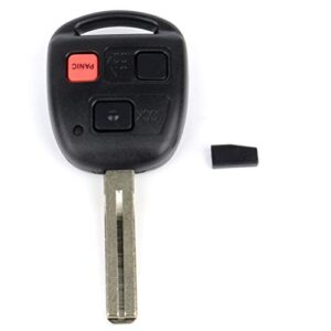 cciyu for lexus key fob keyless ignition uncut 3 buttons for lexus rx300 keyless entry remote fob 1999-2003 for lexus rx300 series remote keyless entry oe adp12548701s n14tmtx1 set of1