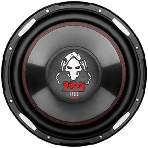 BOSS Audio Systems P120F 1400 Watt, 12 Inch , Single 4 Ohm Voice Coil, Shallow Mount Car Subwoofer