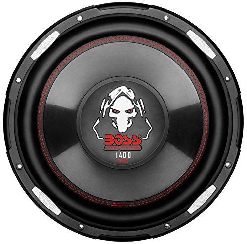 BOSS Audio Systems P120F 1400 Watt, 12 Inch , Single 4 Ohm Voice Coil, Shallow Mount Car Subwoofer