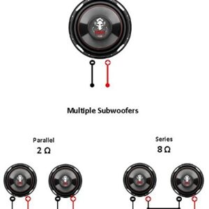 BOSS Audio Systems P120F 1400 Watt, 12 Inch , Single 4 Ohm Voice Coil, Shallow Mount Car Subwoofer