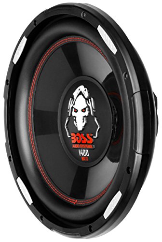 BOSS Audio Systems P120F 1400 Watt, 12 Inch , Single 4 Ohm Voice Coil, Shallow Mount Car Subwoofer