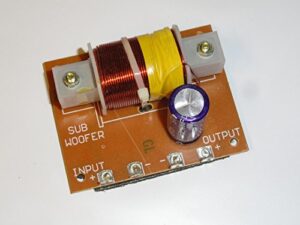 12v low pass speaker subwoofer crossover for 8 ohm or 4 ohm