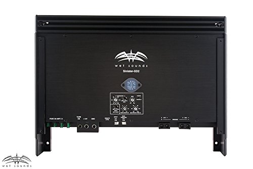 Wet Sounds Sinister SDX2 1250 Watt 2-Channel Amplifier (Renewed)