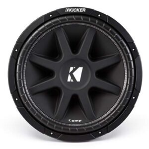 kicker comp 15-inch (38cm) subwoofer, 4-ohm, rohs compliant