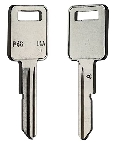 JMA Uncut Key Blank Compatible with GM - B48 - GM-6E (10 Pack)