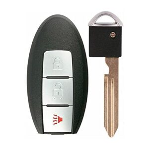 1x new replacement keyless entry remote shell / case kr55wk49622 compatible with & fits for infiniti and nissan