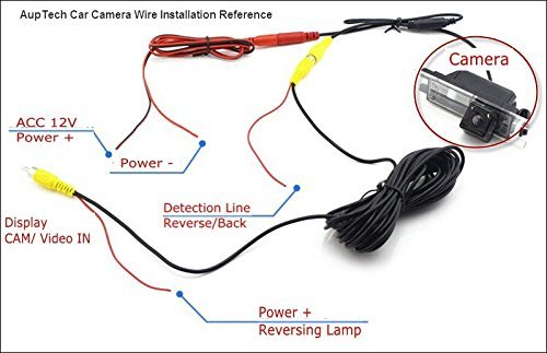 for Ford Edge 2007~2014 Car Rear View Camera Back Up Reverse Parking Camera/Plug Directly