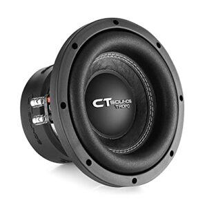 ct sounds tropo-8-d2 8 inch car subwoofer dual 2 ohm, 800 watts max