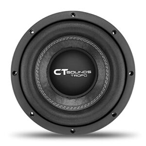 CT Sounds TROPO-8-D2 8 Inch Car Subwoofer Dual 2 Ohm, 800 Watts Max