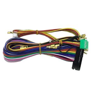 wiring harness 0.110 terminal 2 player compatible with pandora’s box 6 family home edition arcade