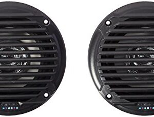 Jensen MS5006BR Black 5.25" Dual Cone Waterproof Speakers