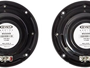 Jensen MS5006BR Black 5.25" Dual Cone Waterproof Speakers