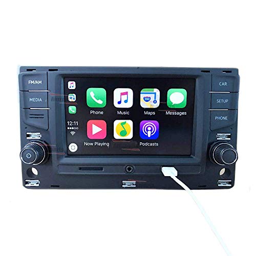 Amzparts Carplay 6.5" MIB Car Radio Compatible for Golf 7 MK7 VII Passat B8 MQB 5GD 035 280 B