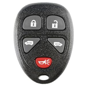 remote dual van key fob keyless entry for buick chevrolet pontiac saturn (15788020, 15100811, kobgt04a)