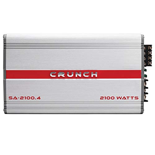 Crunch SA-2100.4 Smash Series 2,100-Watt 4-Channel Class AB Amp